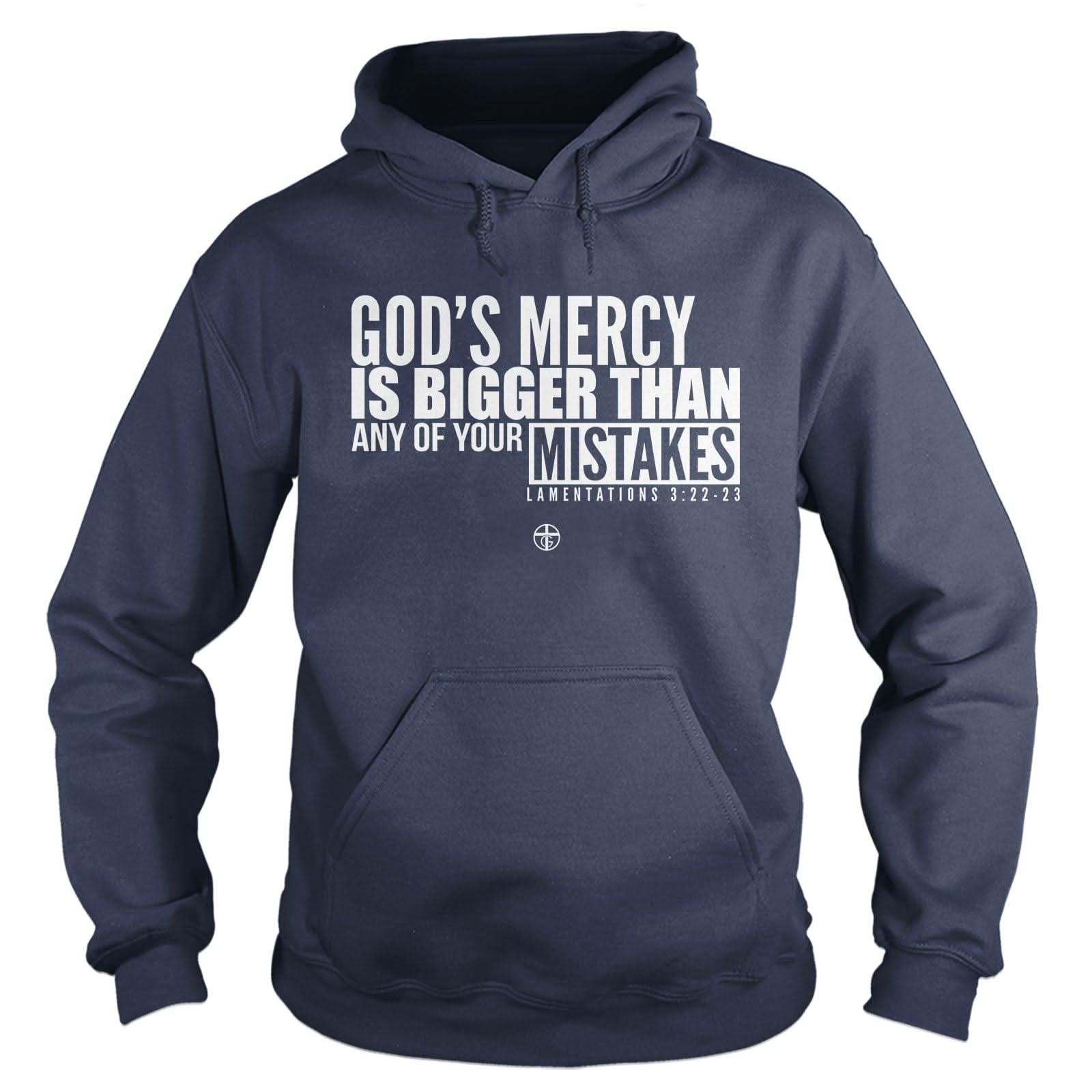 Buy God's Mercy is Bigger Hoodie Online