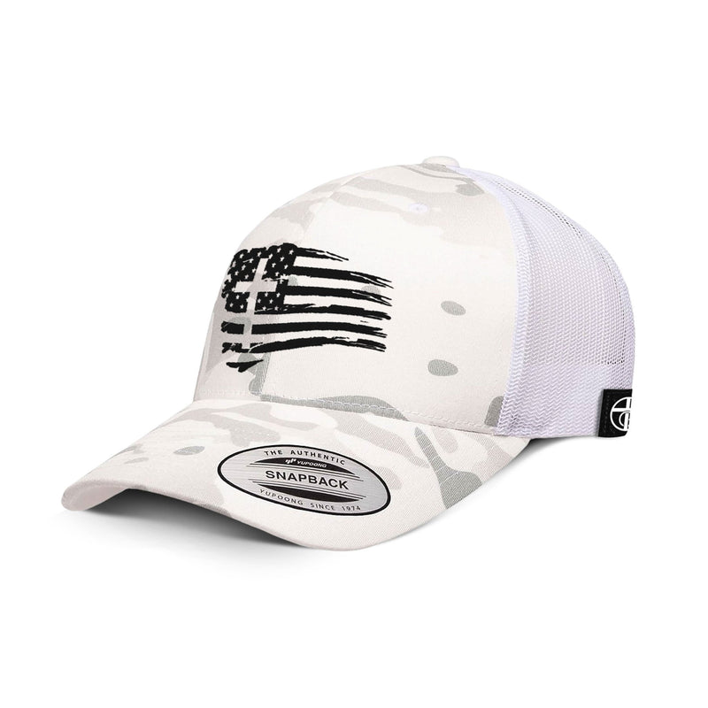 Buy Tattered Flag Cross Camo Hats Online
