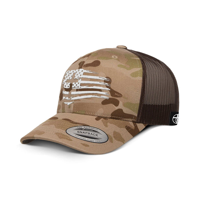 Buy Tattered Flag Cross Camo Hats Online