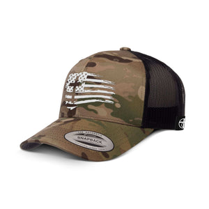 Buy Tattered Flag Cross Camo Hats Online