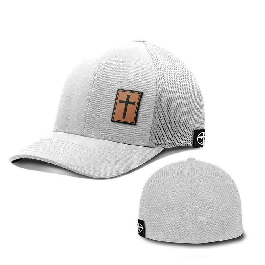 Cross Leather Patch Hats | Our True God